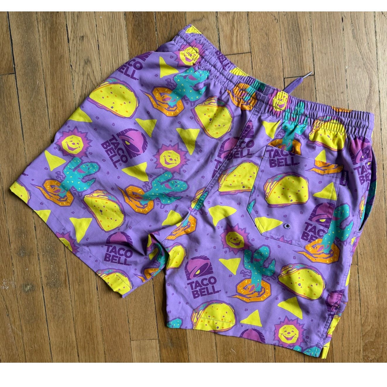 Chubbies Chubbies x Taco Bell Purple Print Swim Trunks | Grailed