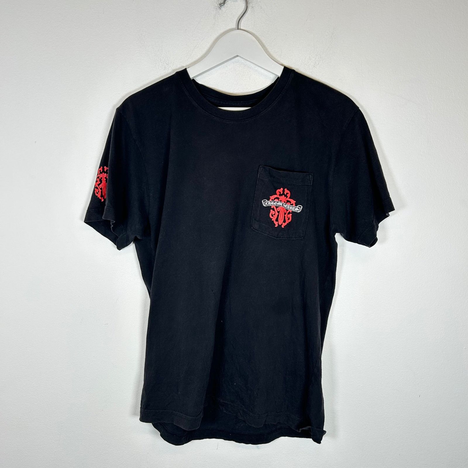 Chrome Hearts Chrome Hearts Black/Red Dagger T-Shirt Size M | Grailed
