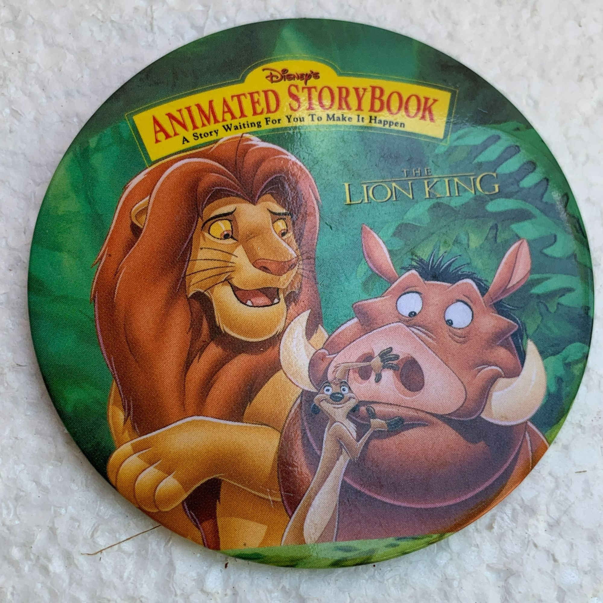 Disney Disney The Lion King Animated Storybook Promo Button | Grailed