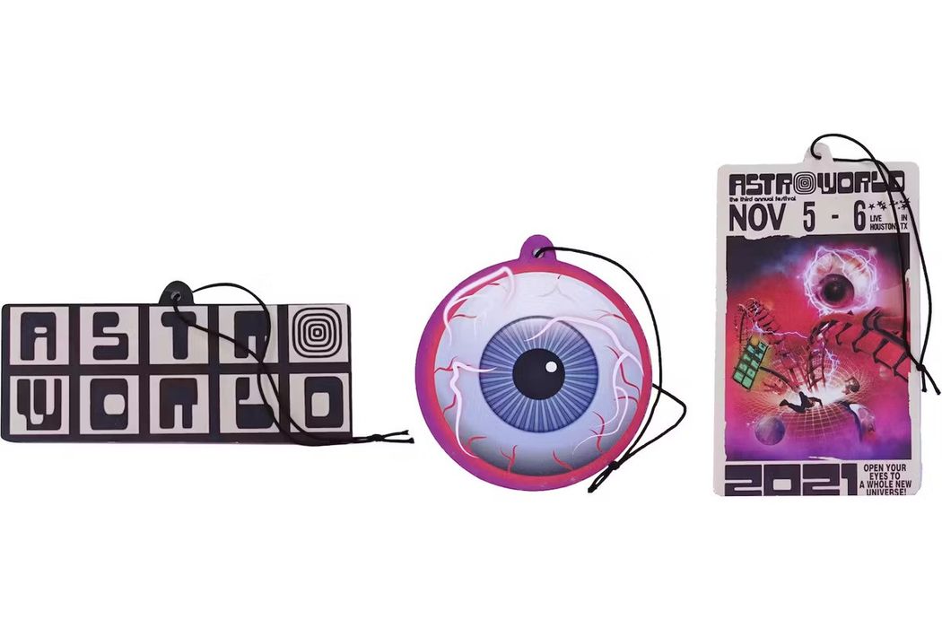 Travis Scott Travis Scott Astroworld Astrofest Air Fresheners -Flyer ...