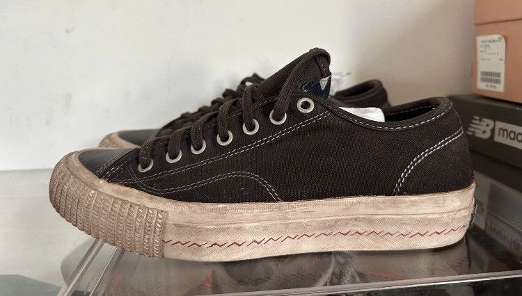Visvim Visvim 20AW ICT Skagway Mud Dyed Low Top Canvas Shoes | Grailed