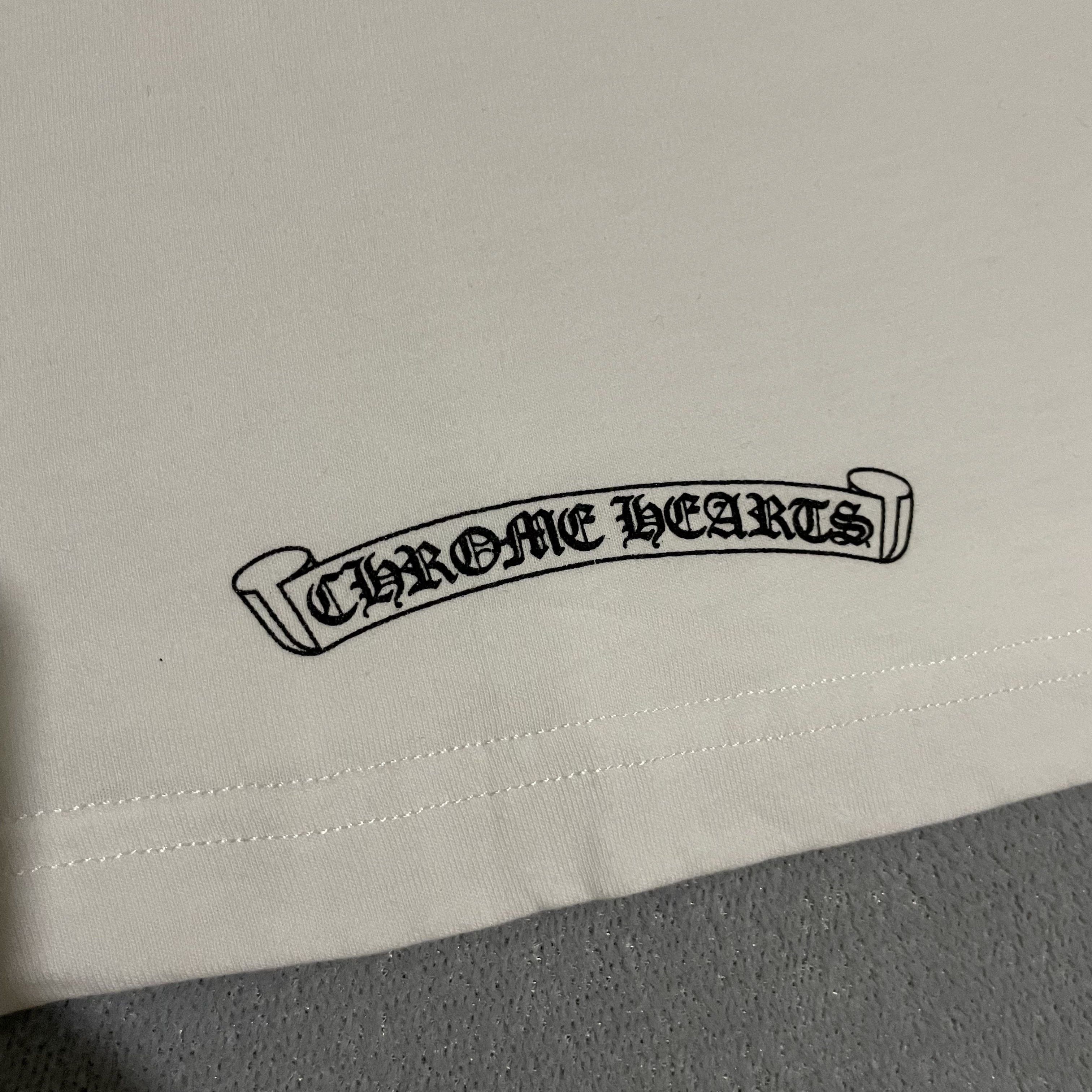 Chrome Hearts Chrome Hearts Multicolor Cross White T-Shirt | Grailed