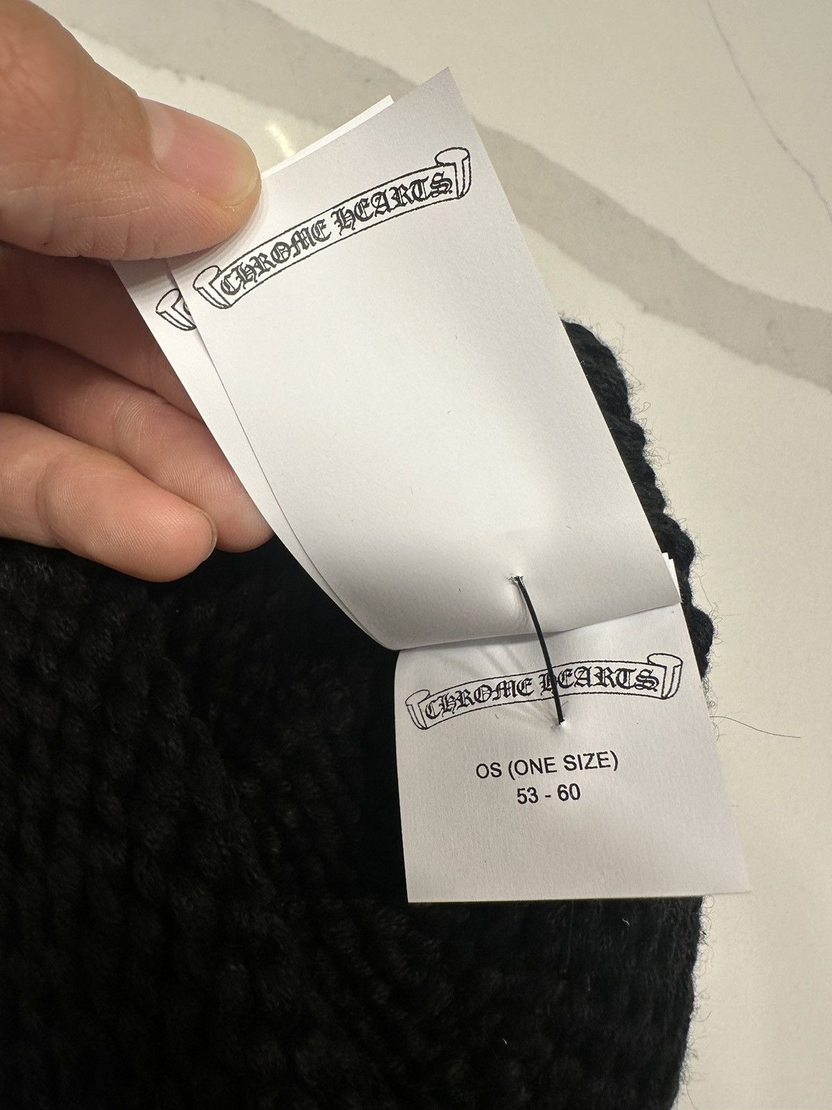 Chrome Hearts 🔥Chrome Hearts Black Beanie with Silver Cross Patches🔥 | Grailed