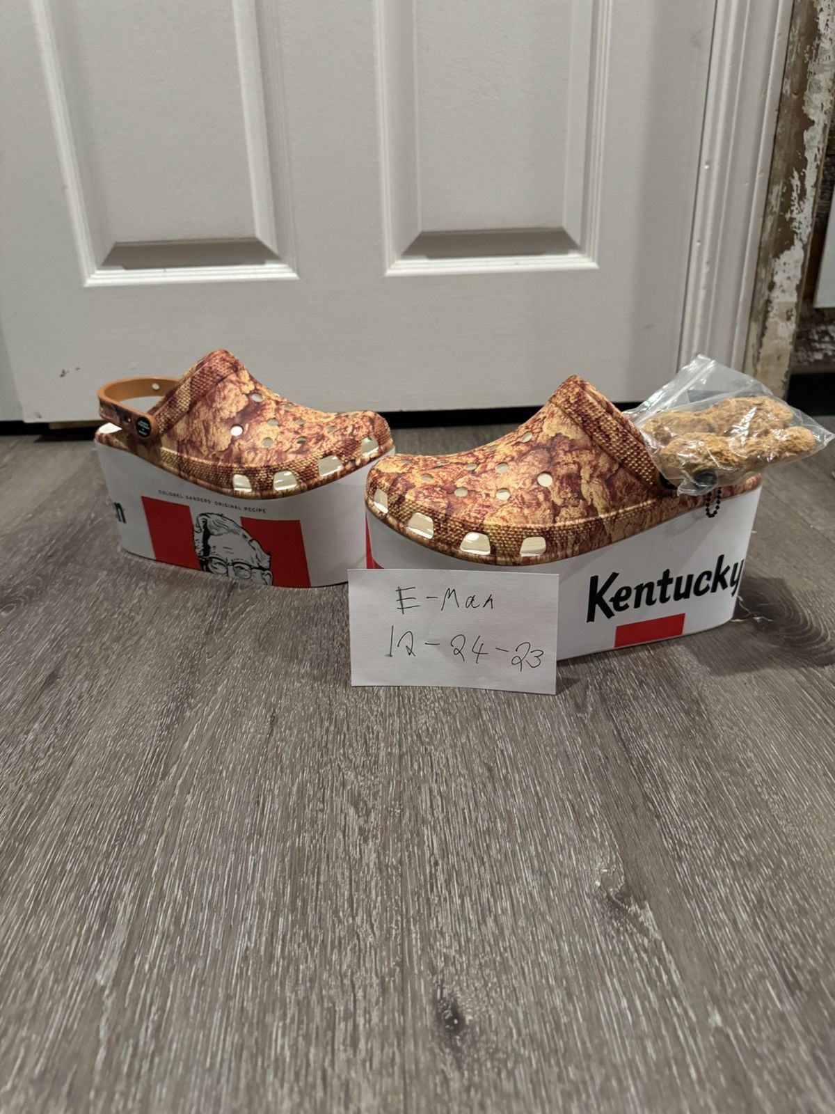 Crocs × Streetwear SAMPLE Crocs KFC Platform Clogs | Grailed