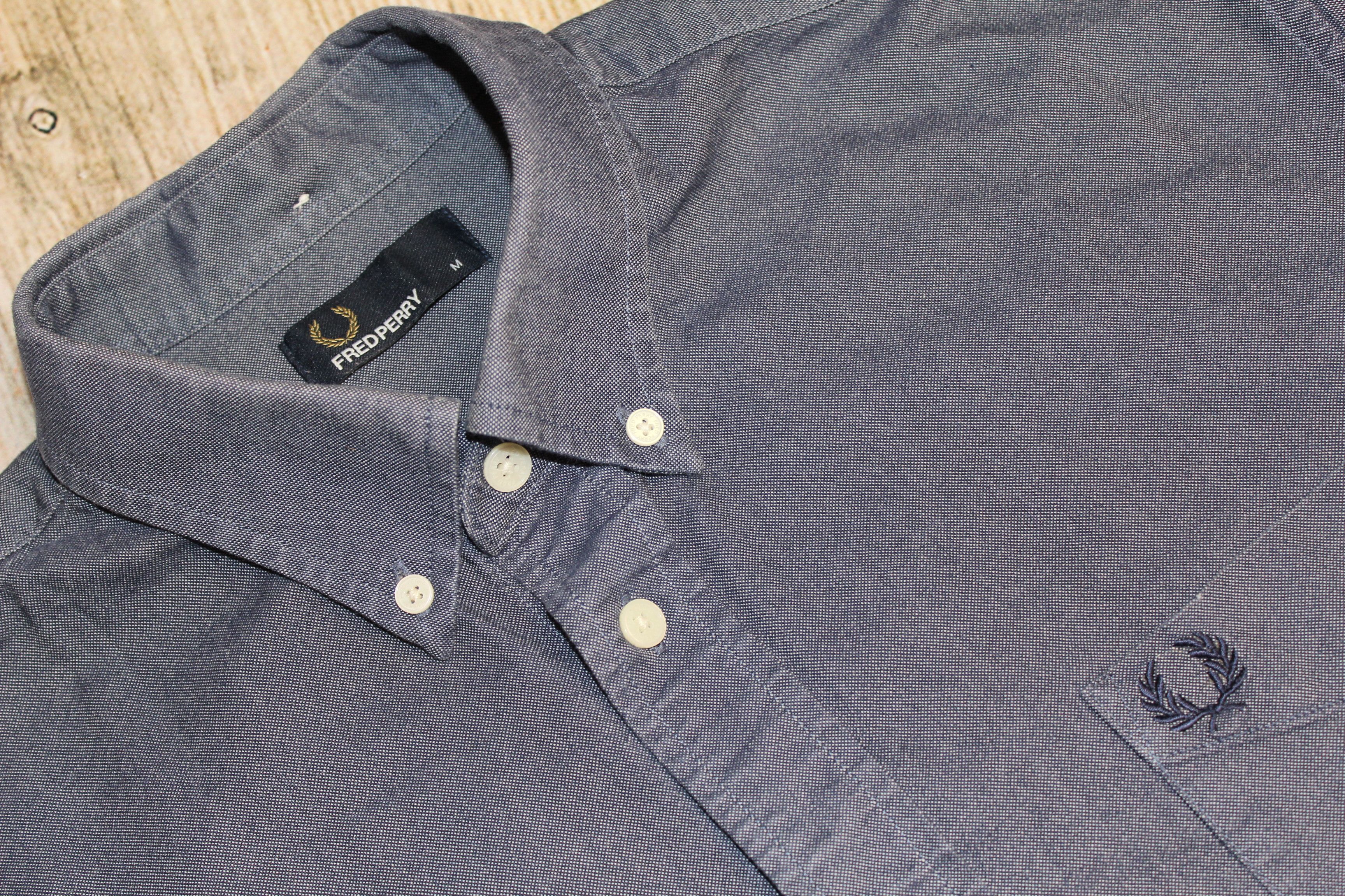 Fred Perry × Streetwear Fred Perry Long Sleeve Blue Shirt | Grailed