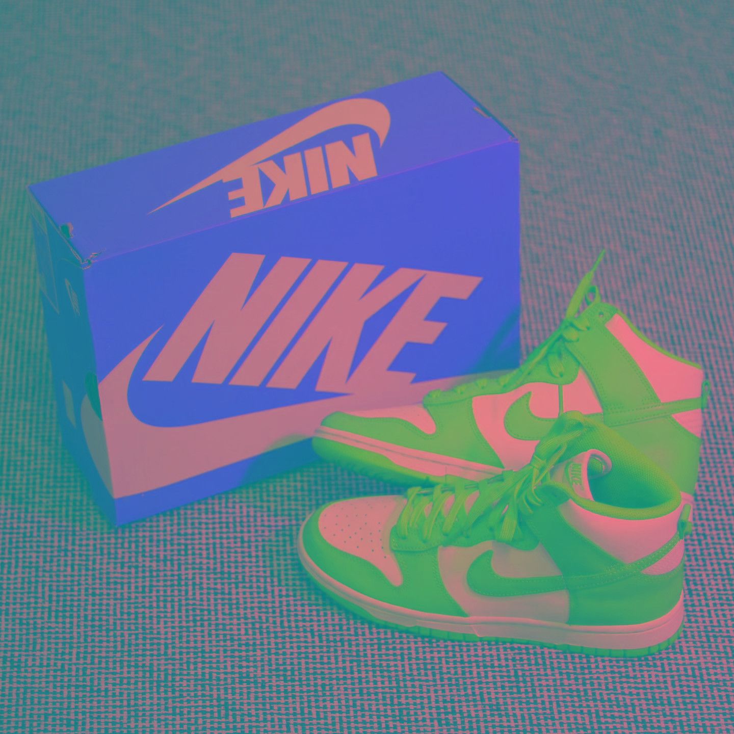 Jordan Brand × Nike × Streetwear Nike Dunk High Laser Blue | Grailed