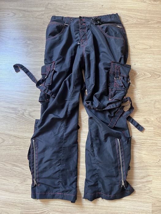 Hysteric Glamour Japanese Brand Crazy Bondage Super Flared Cargo Pants | Grailed