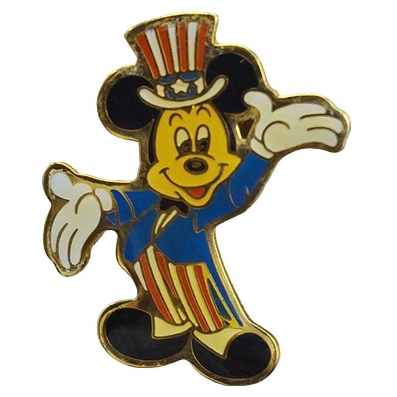 Disney Disney Kodak '89 Vintage Mickey Mouse Uncle Sam Pin | Grailed