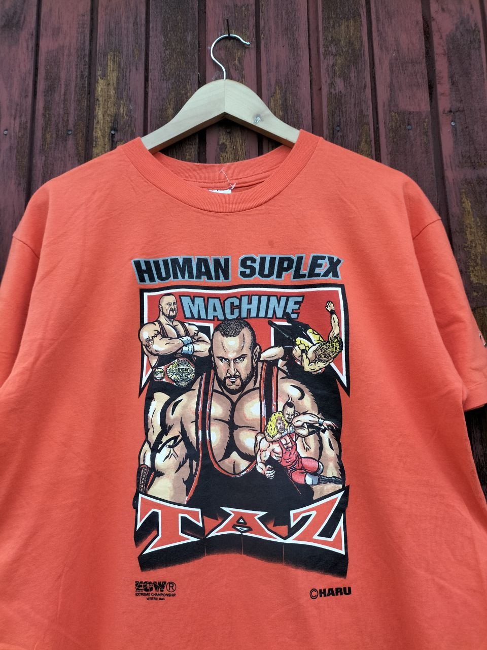 Wcw/Nwo × Wwe × Wwf Very rare Vintage ECW Taz Human Suplex 1998 | Grailed