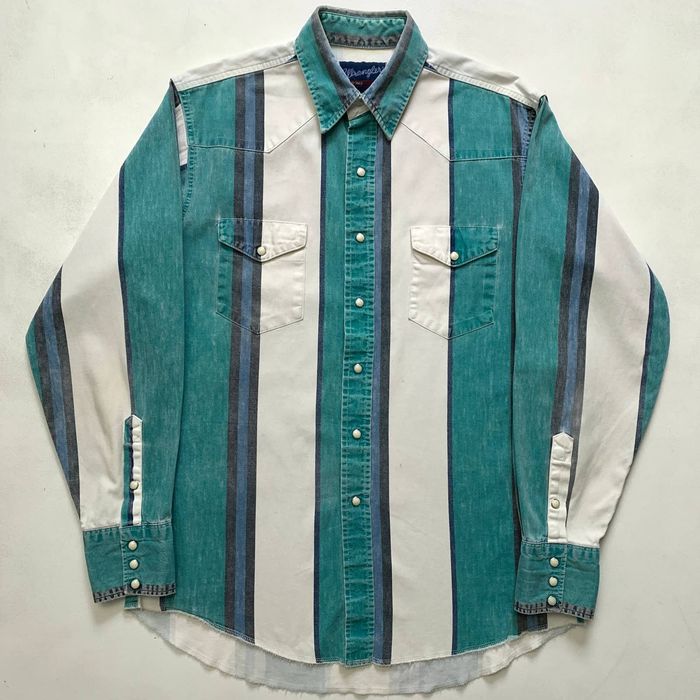 Wrangler 1990s Wrangler Brushpopper Western Shirt | Grailed Wrangler 1990s Wrangler Brushpopper Western Shirt | Grailed
