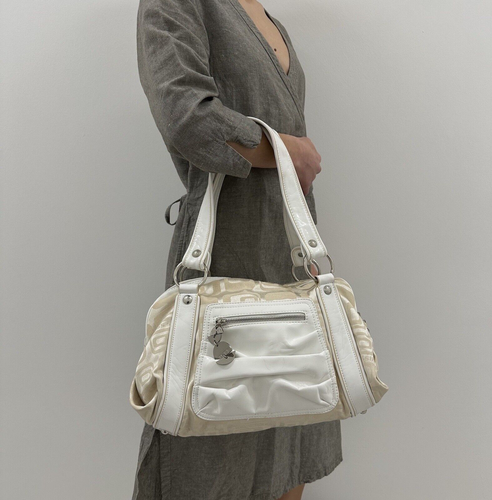 Miss Sixty Vintage Miss Sixty 60 Y2K Shoulder Bag Monogram Leather ...