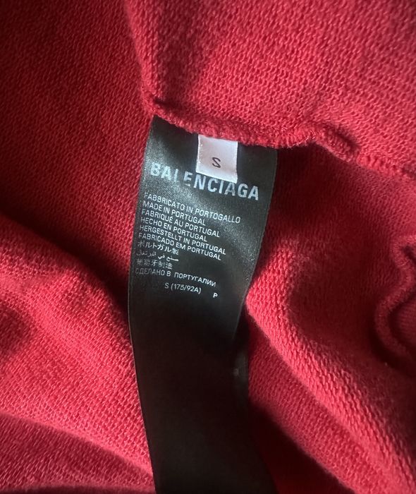 Balenciaga Balenciaga S/S 23 Red Skater Zip-Up | Grailed