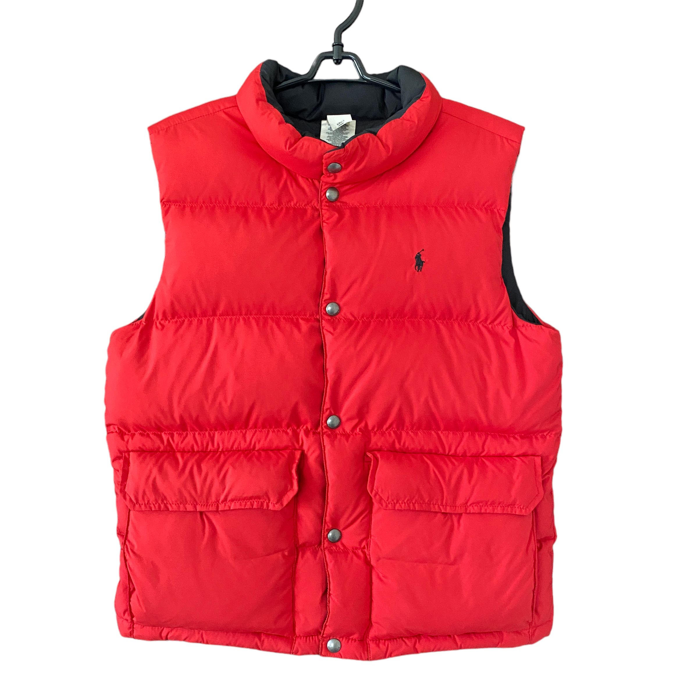 Polo Ralph Lauren POLO Ralph Lauren down vest red | Grailed
