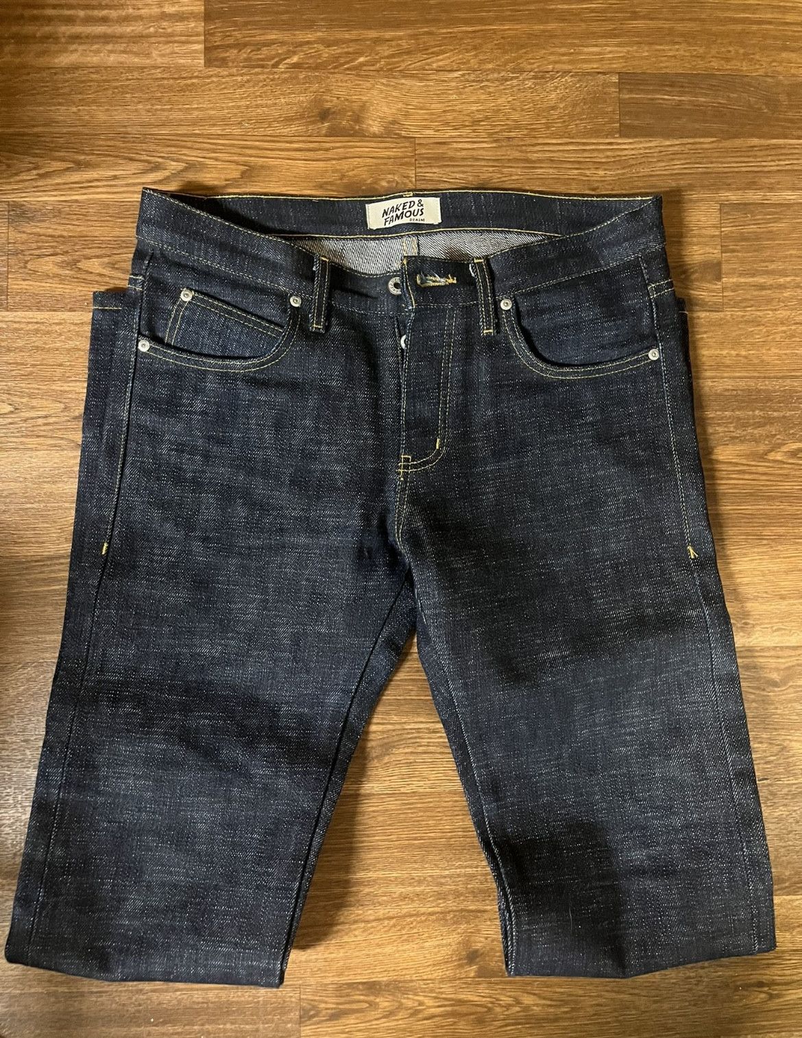 Naked & Famous Elephant 5 skinny guy selvaged denim | Grailed