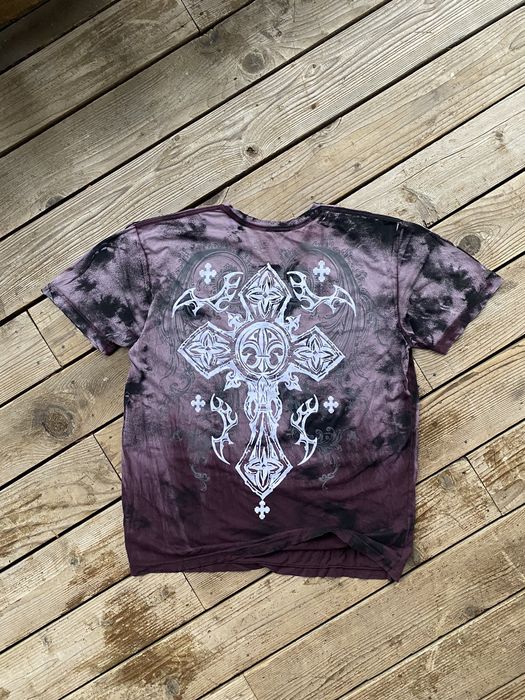 Raw State Vintage Y2K Raw State Affliction Chrome Hearts Style Tee ...