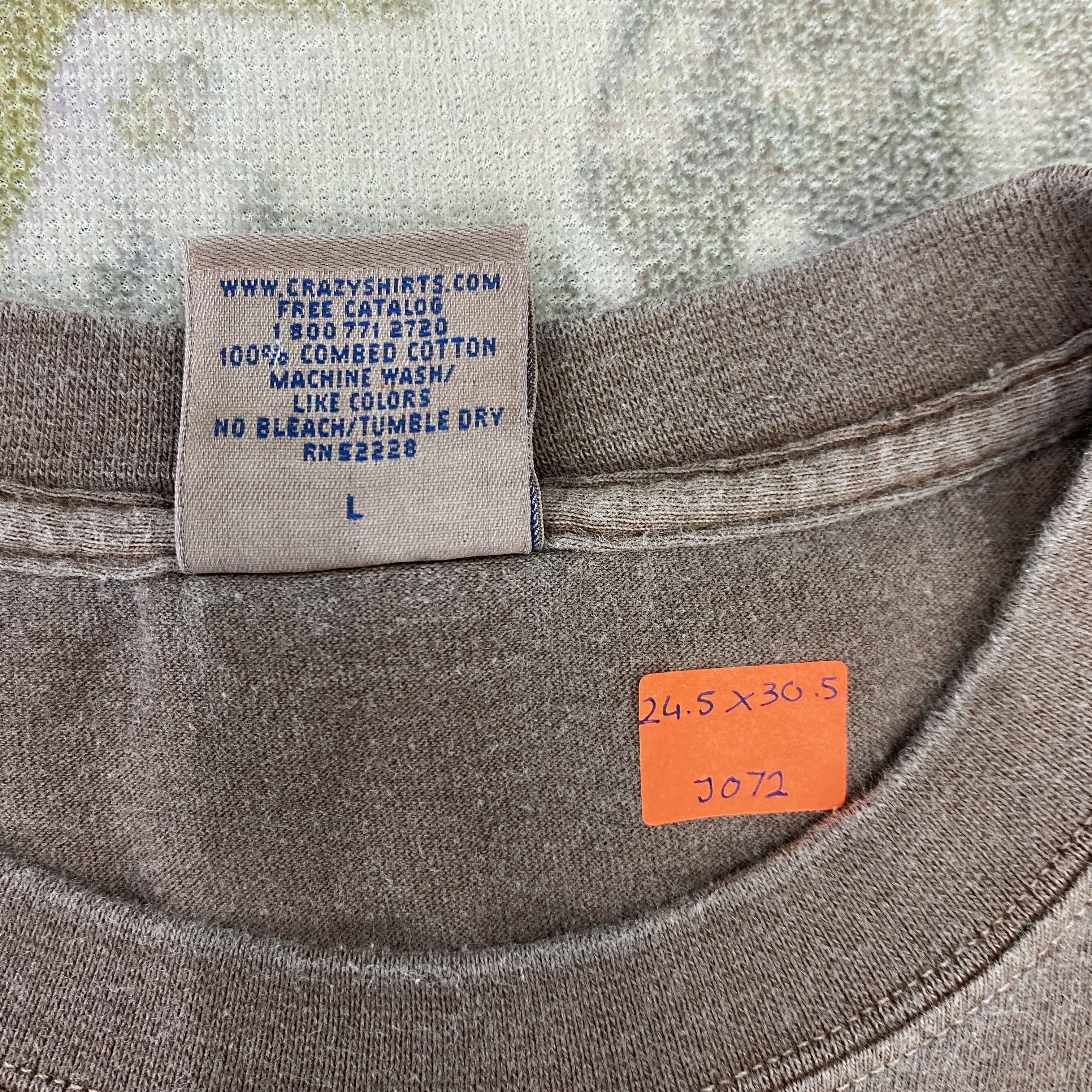 Vintage Vintage Big Logo Crazy Shirt Tshirt - J072 | Grailed