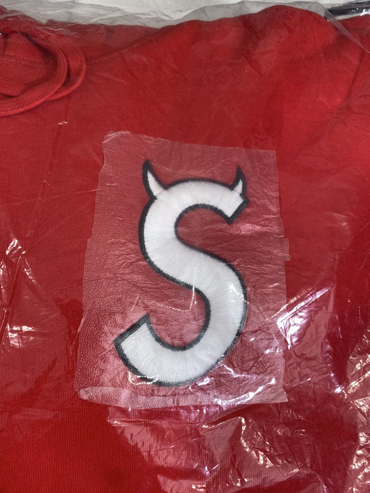 Supreme “Devil Horns” S Logo Hooded Sweatshirt | Grailed