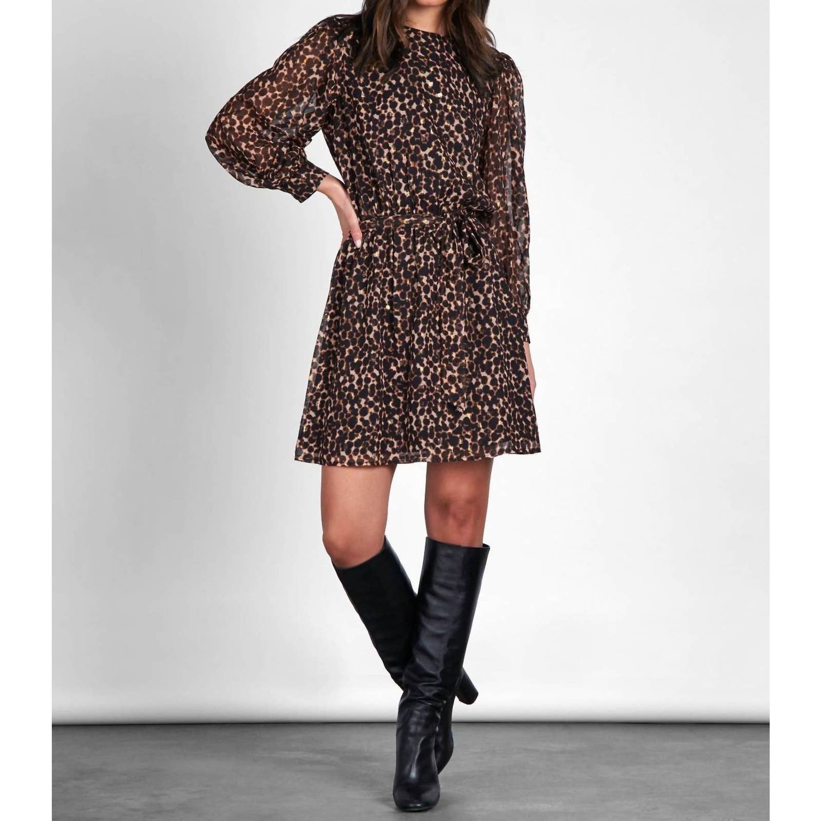 Sanctuary Open Evening Dress In Tortoise Spots | Grailed