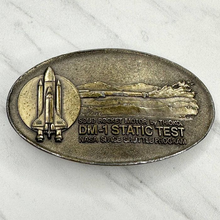 Vintage Vintage Thiokol Nasa Rocket Static Test 1977 Belt Buckle | Grailed
