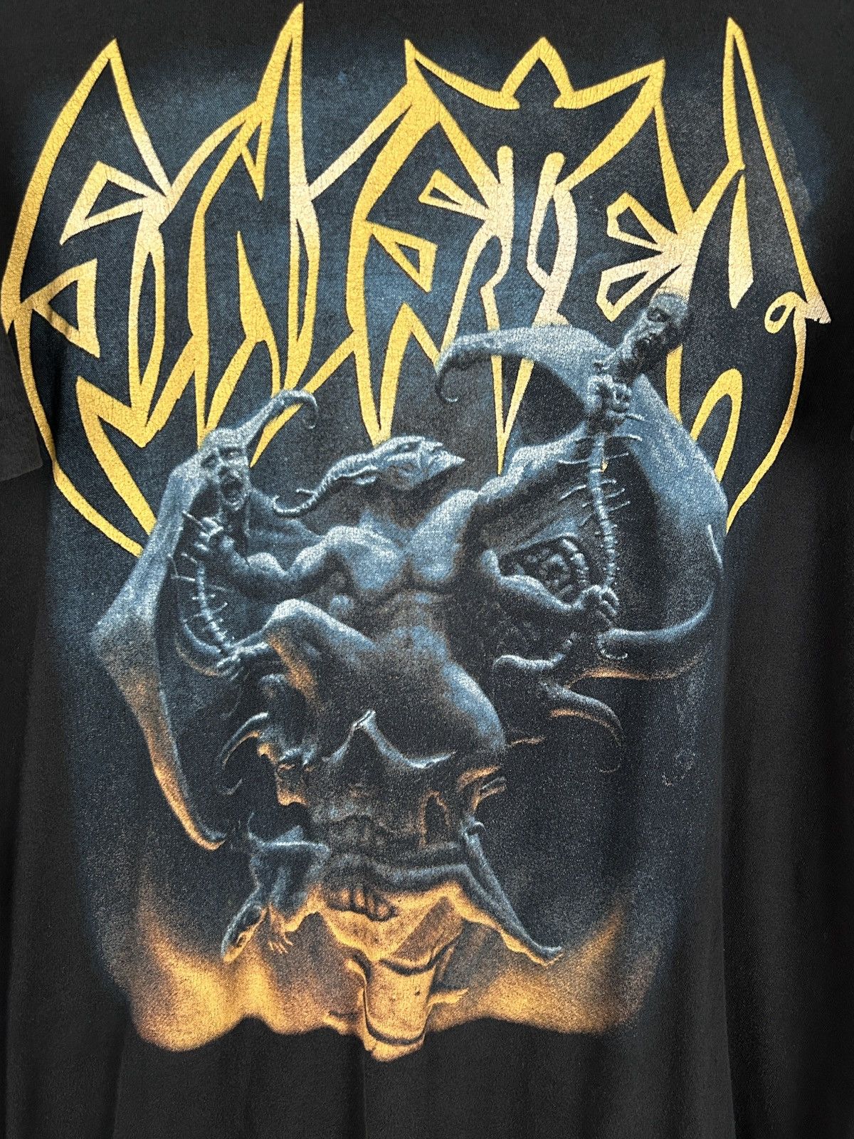 Vintage 90s Vintage Sinister Band 1995 Hate Death Metal T-Shirt | Grailed