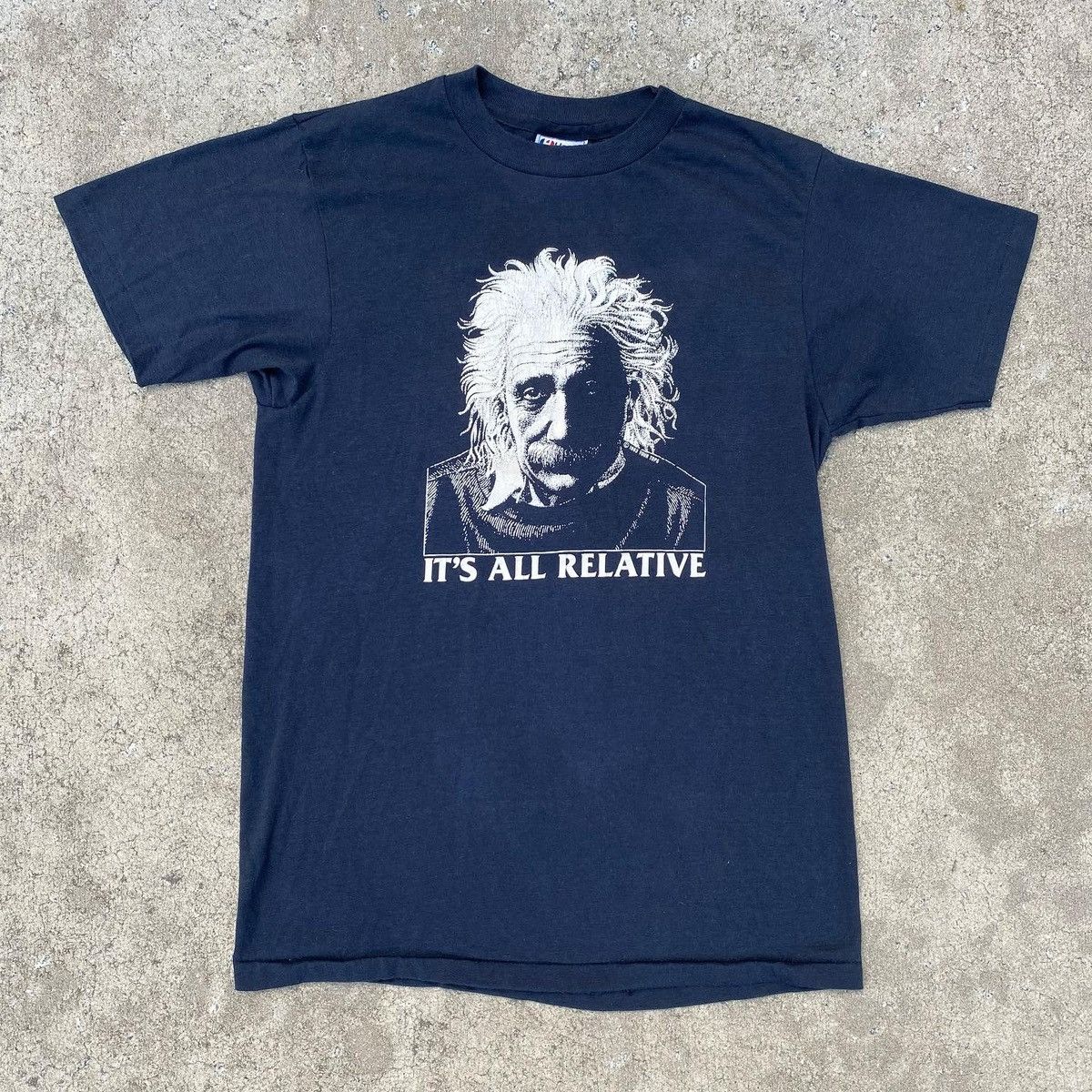 Hanes × Streetwear × Vintage VINTAGE 1983 80s ALBERT EINSTEIN “IT’S ALL ...