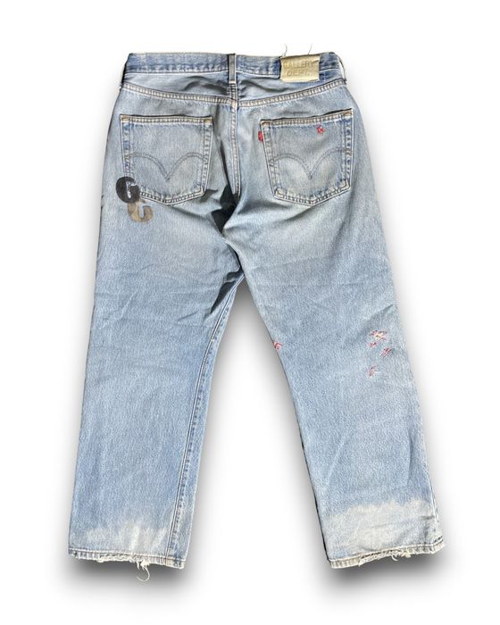 Gallery Dept. 1/1 CUSTOM G-PATCH DISTRESSED EMBROIDERY WASHED DENIM ...