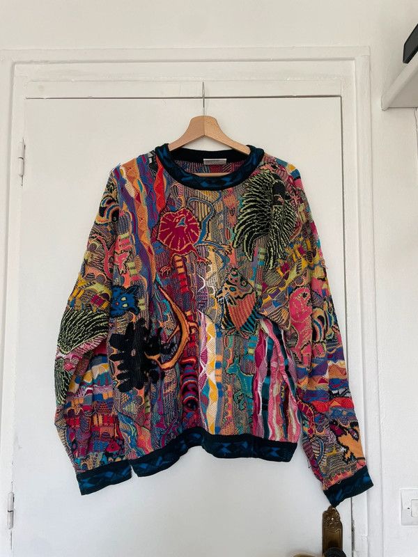 Coogi COOGI Australia 3D Textured Chunky Knit 90s Biggie Sweater | Grailed