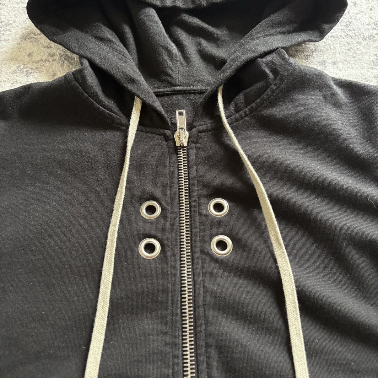 Rick Owens × Rick Owens Drkshdw Rick Owens DRKSHDW Eyelet Zip-Up Jason ...