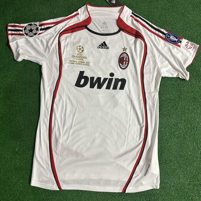 Adidas AC Milan KAKA UCL Final Soccer Jersey Short Sleeve Size : M ...