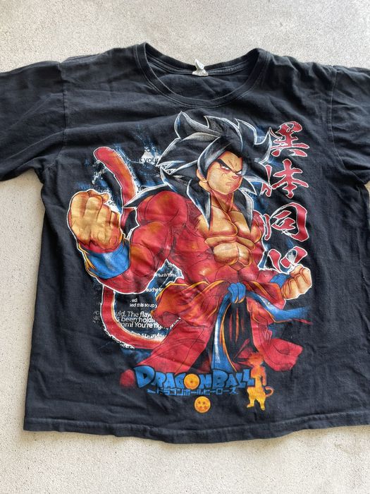 Vintage Vintage Dragon Ball Z Goku Mexican Bootleg t shirt | Grailed