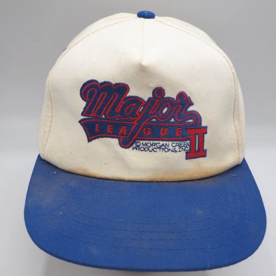 Vintage Major League Baseball Mens Snapback Hat Charlie Sheen | Grailed