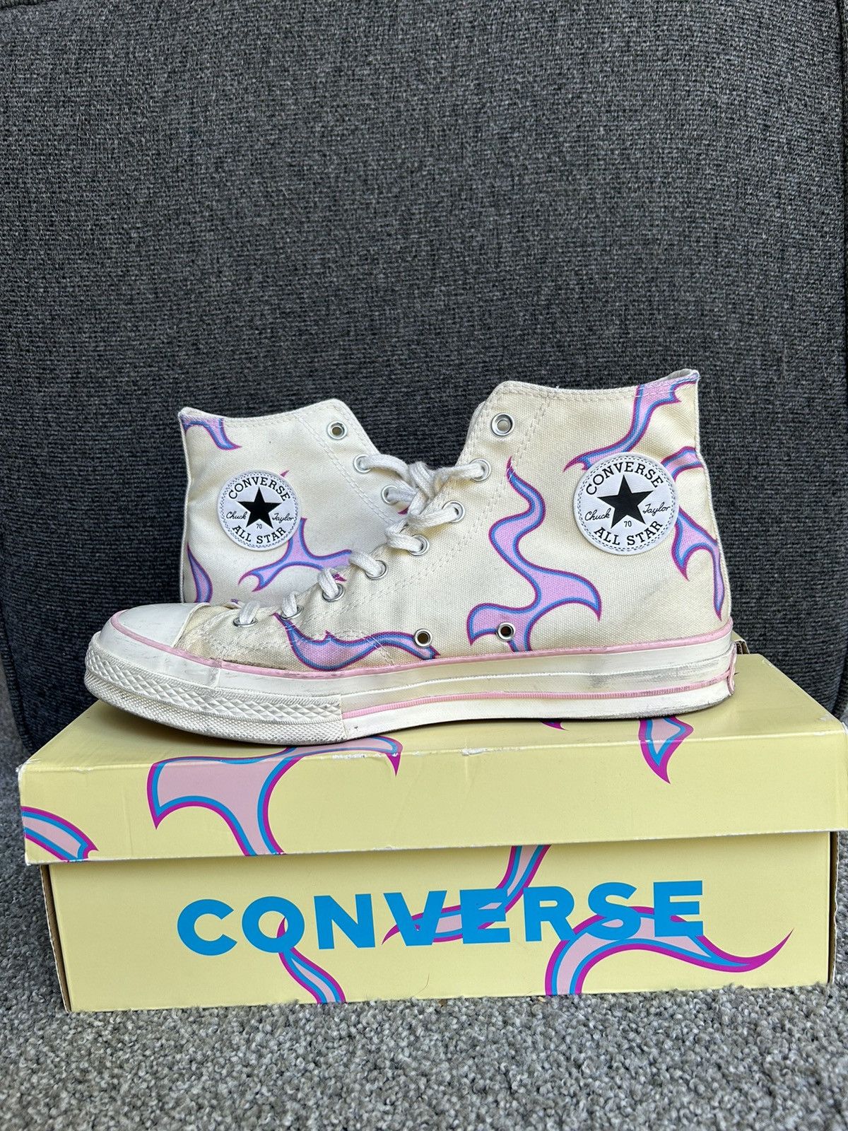 Converse × Golf Wang Golf le Fleur x Chuck 70 High Flame PASTEL YELLOW ...