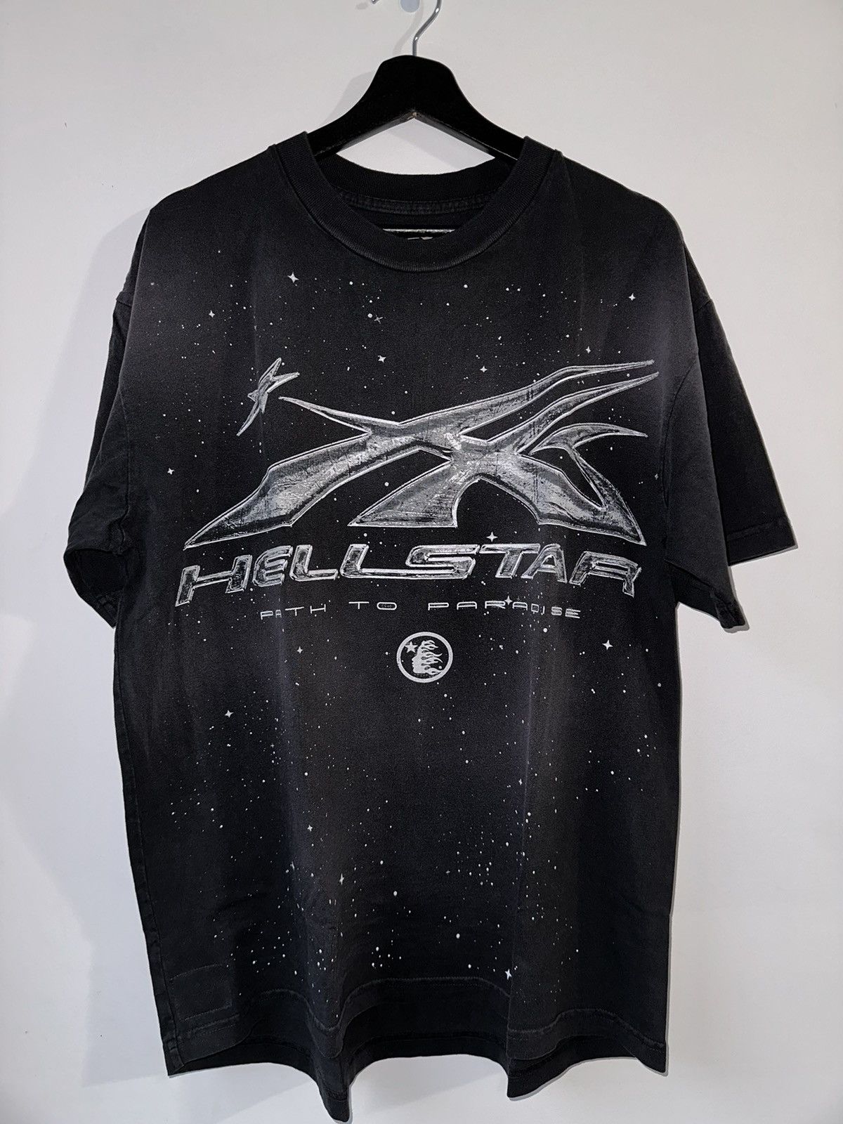 HELLSTAR Hellstar Chrome Logo T-Shirt | Grailed
