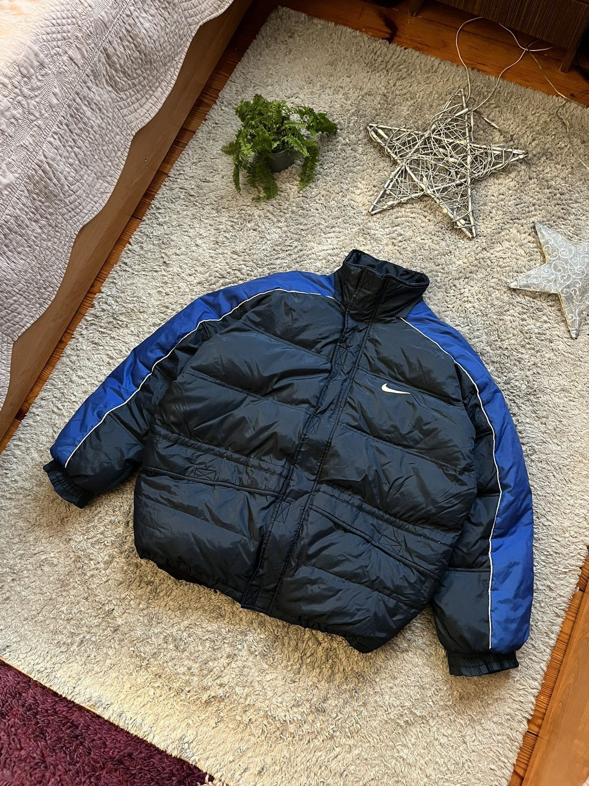 Pre-owned Nike X Vintage Nike Acg 90's Puffer Jacket Logo Swoosh ...