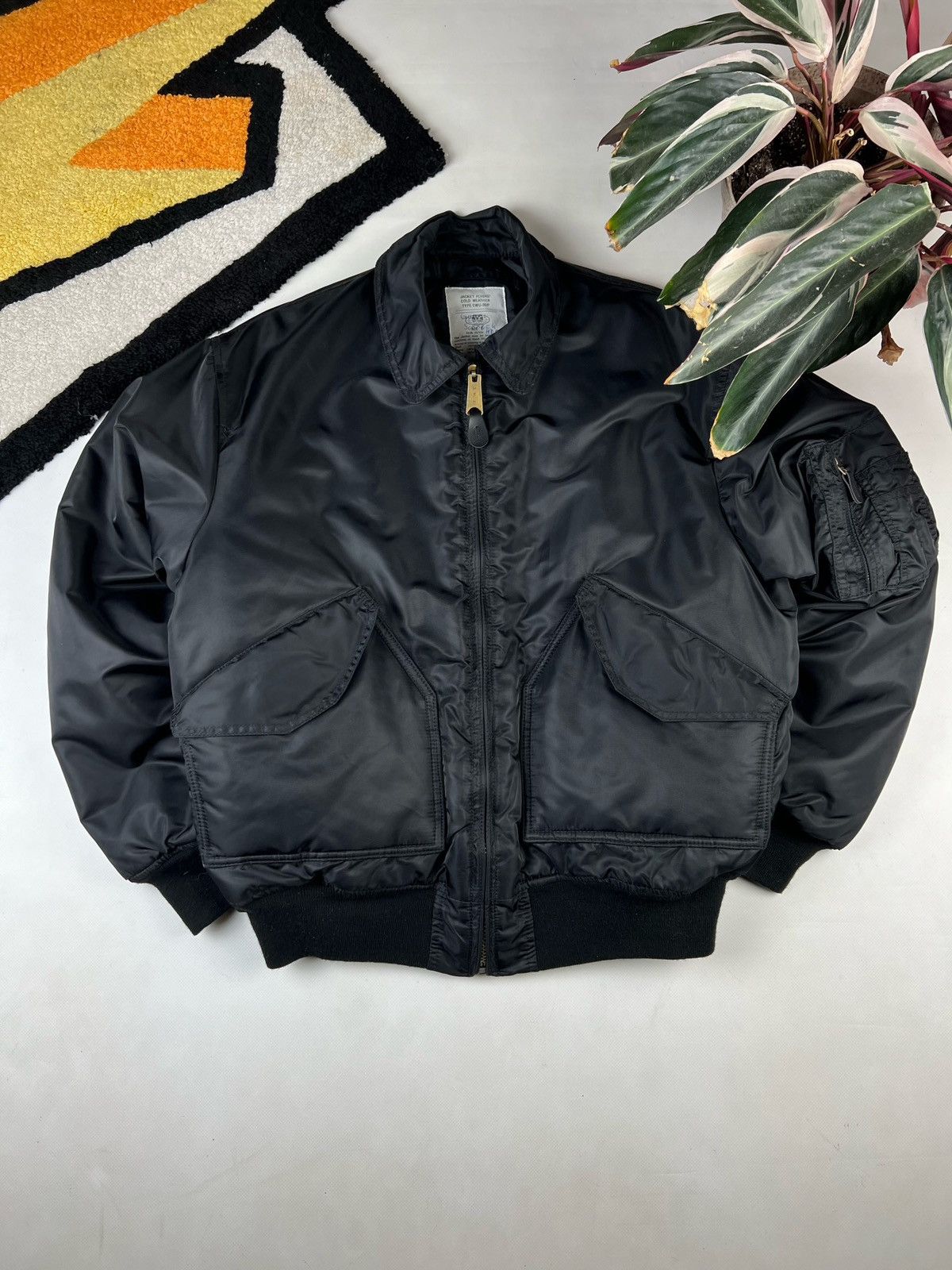 Bomber Jacket × Military × Vintage Vintage Ma1 Flyer Bomber Boxy Jacket ...