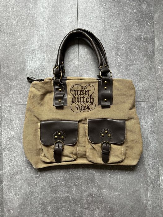 Vintage Vintage tote bag leather von dutch y2k avant garde | Grailed