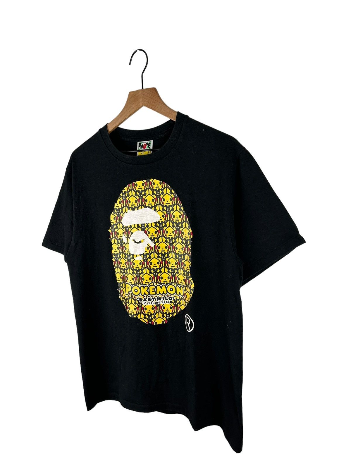 Bape × Pokemon Bape x Pokémon Pikachu Head Print T-Shirt | Grailed