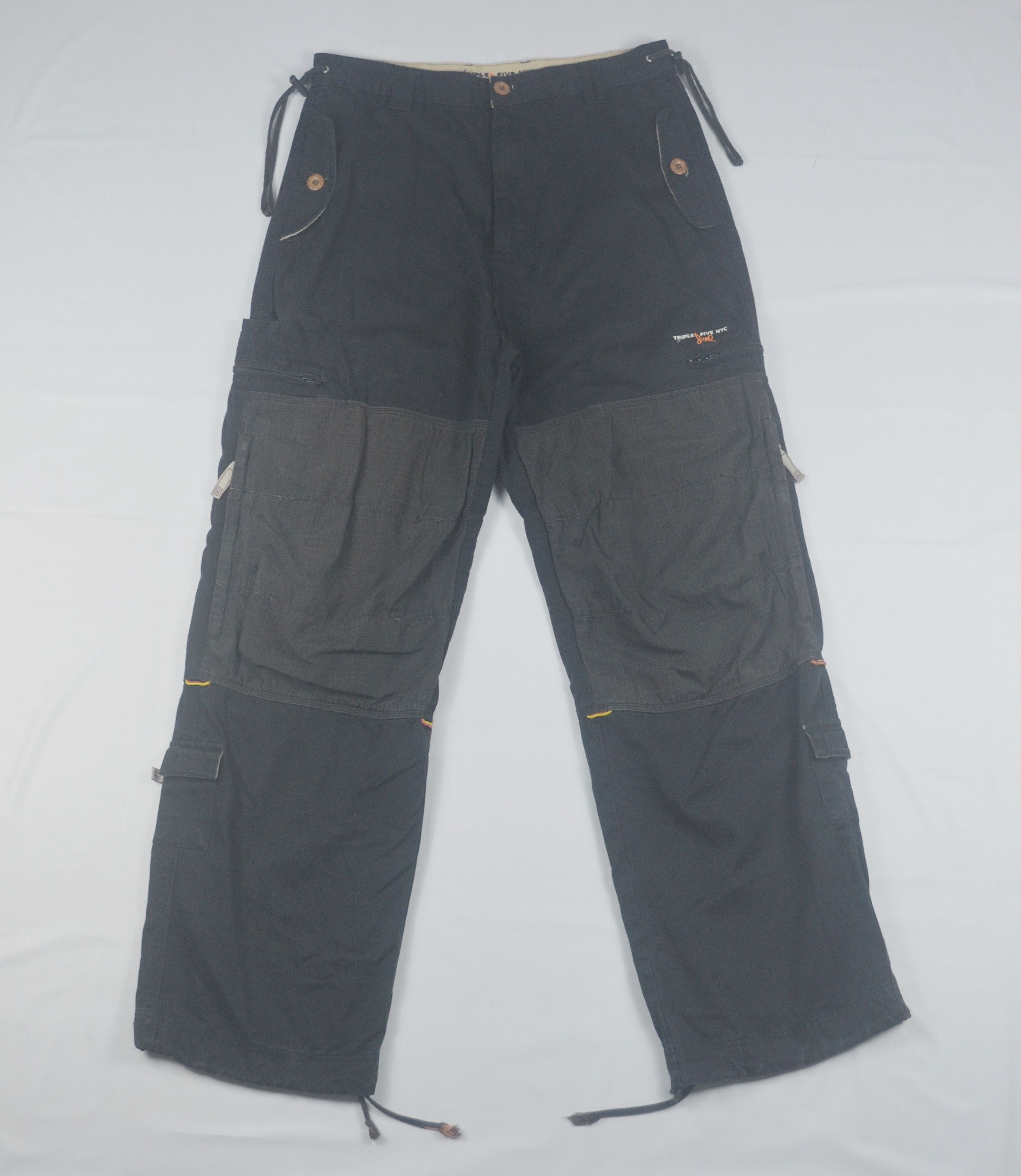 Streetwear × Triple 5 Soul Y2K Triple Five Soul Parachute Baggy Rave ...