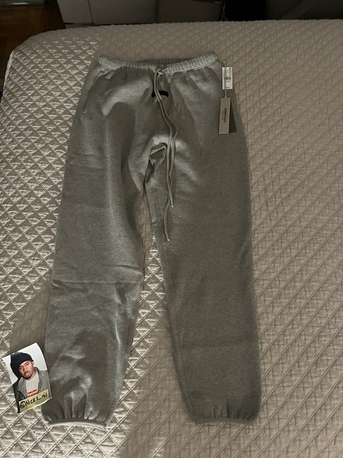 Essentials Gray essentials pants | Grailed