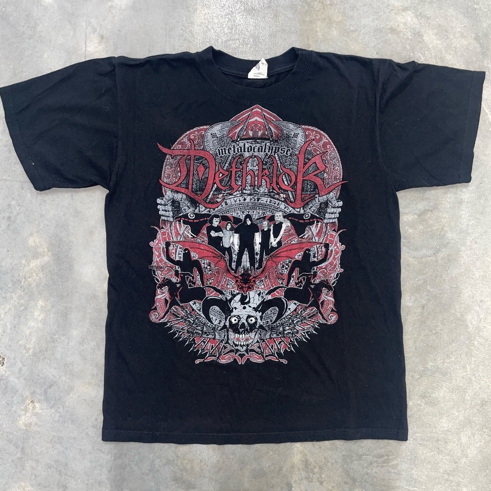 Band Tees × Vintage Metalocalypse Dethklok 2009 Tour Shirt Black M Rare ...