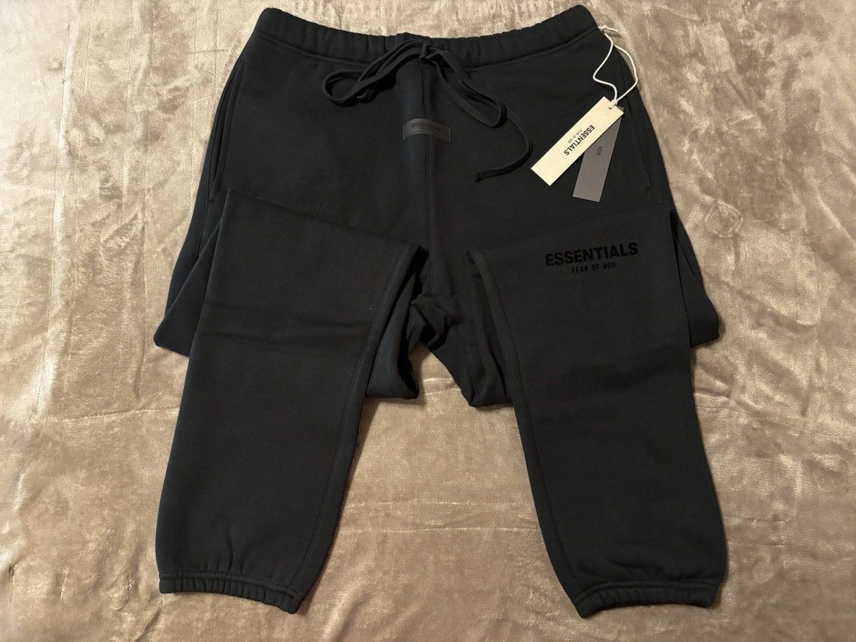Essentials Fear of God Essentials Black Sweatpants 100% AUTHENTIC | Grailed