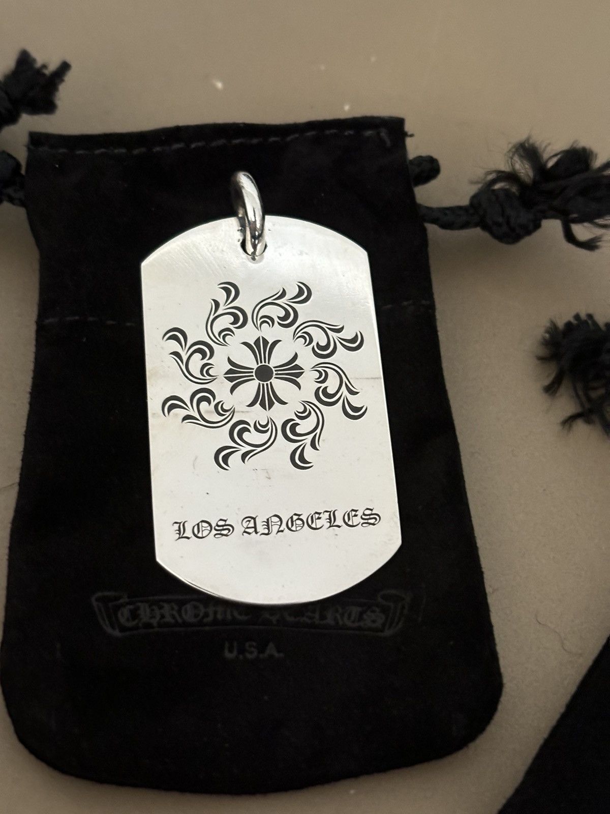 Chrome Hearts Chrome hearts Los Angeles La exclusive dog tag pendent ...