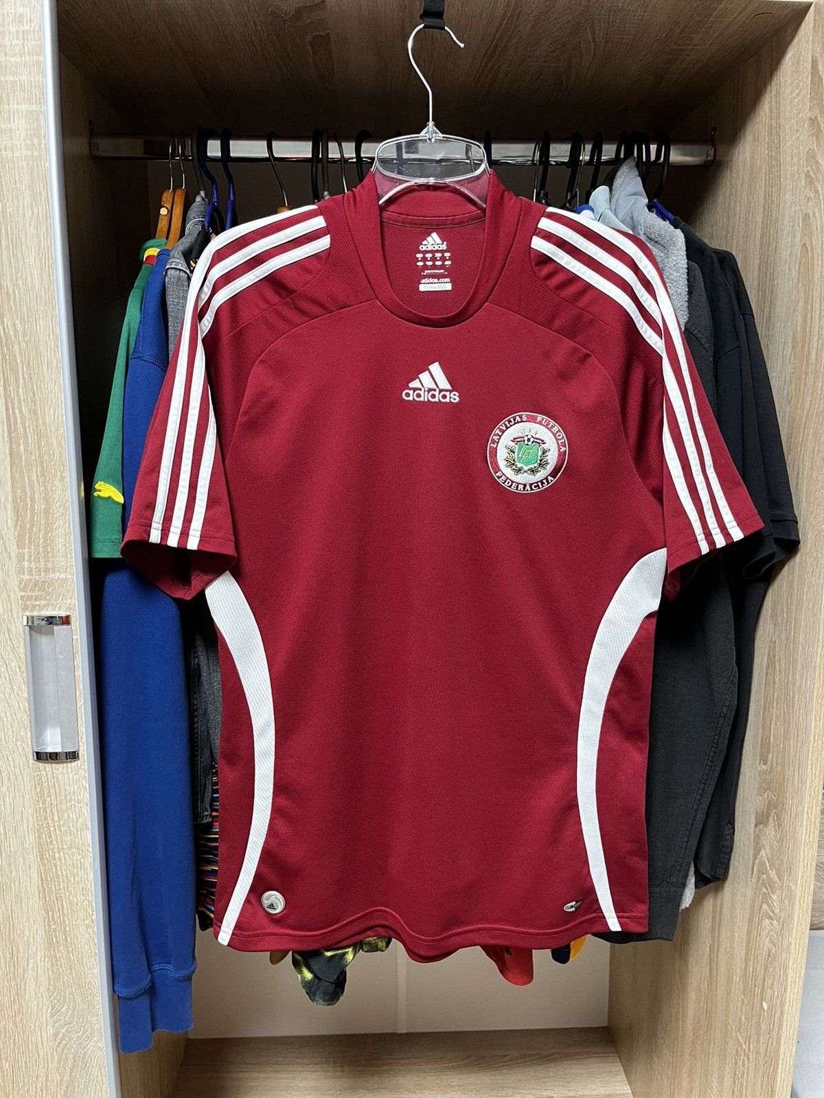 Adidas 🔴Latvia National Team 2008 2009 Soccer Jersey Football Shirt ... Adidas 🔴Latvia National Team 2008 2009 Soccer Jersey Football Shirt ...