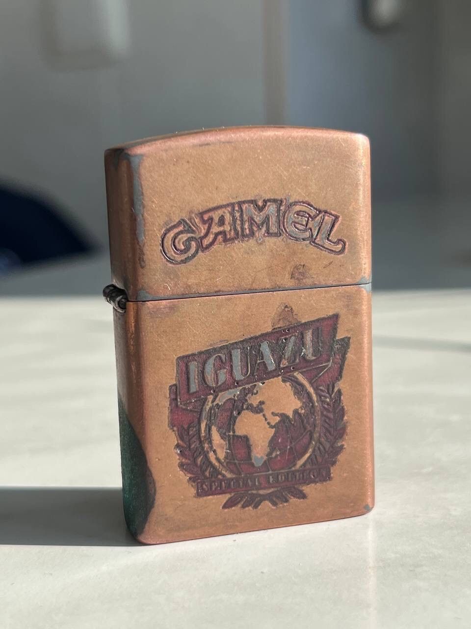 Camel × Racing × Vintage Vintage 90s Camel 🐪 brown lighter classic logo ...