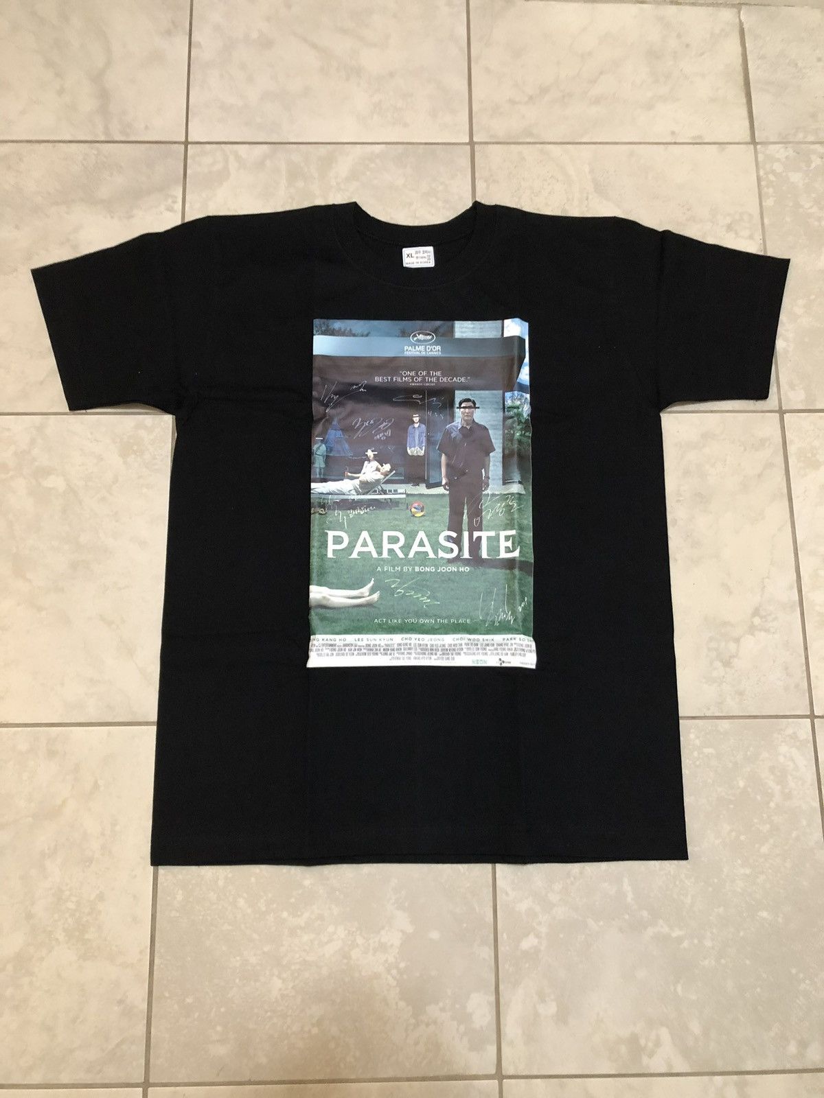 Very Rare rare not for sale to public Parasite movie gift cast crew t ...