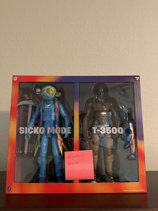 Travis Scott Travis Scott Fortnite 12 Inch 2 pack Action Figures | Grailed