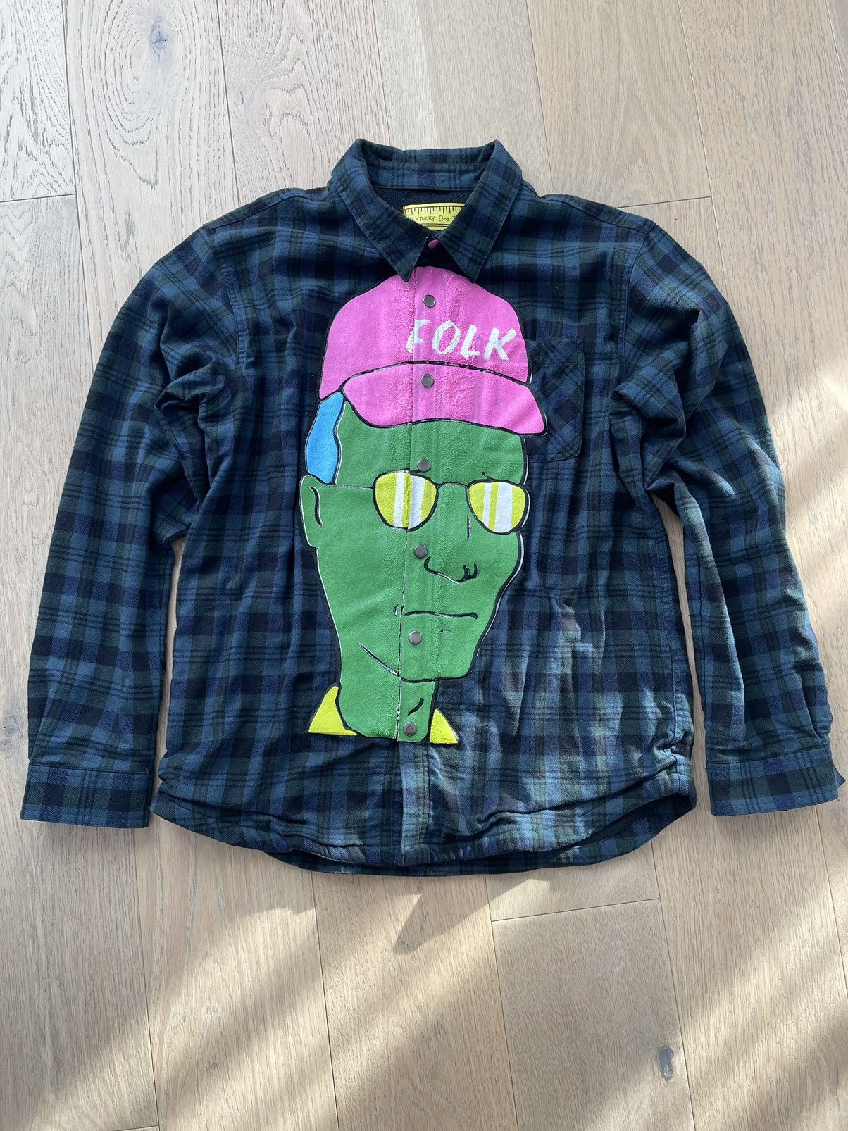 Kentucky Boy Tyler Kentucky Boy Tyler Folk Dale Green Blue Large Puff ...