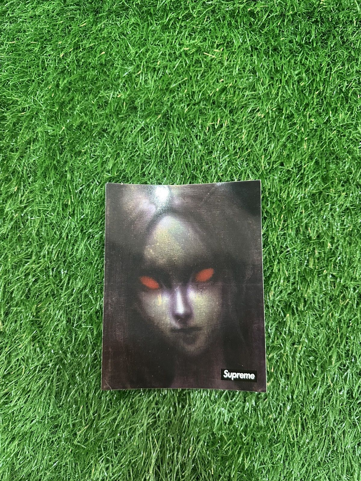 Streetwear × Supreme × Vintage Supreme Red Eyes Sticker | Grailed