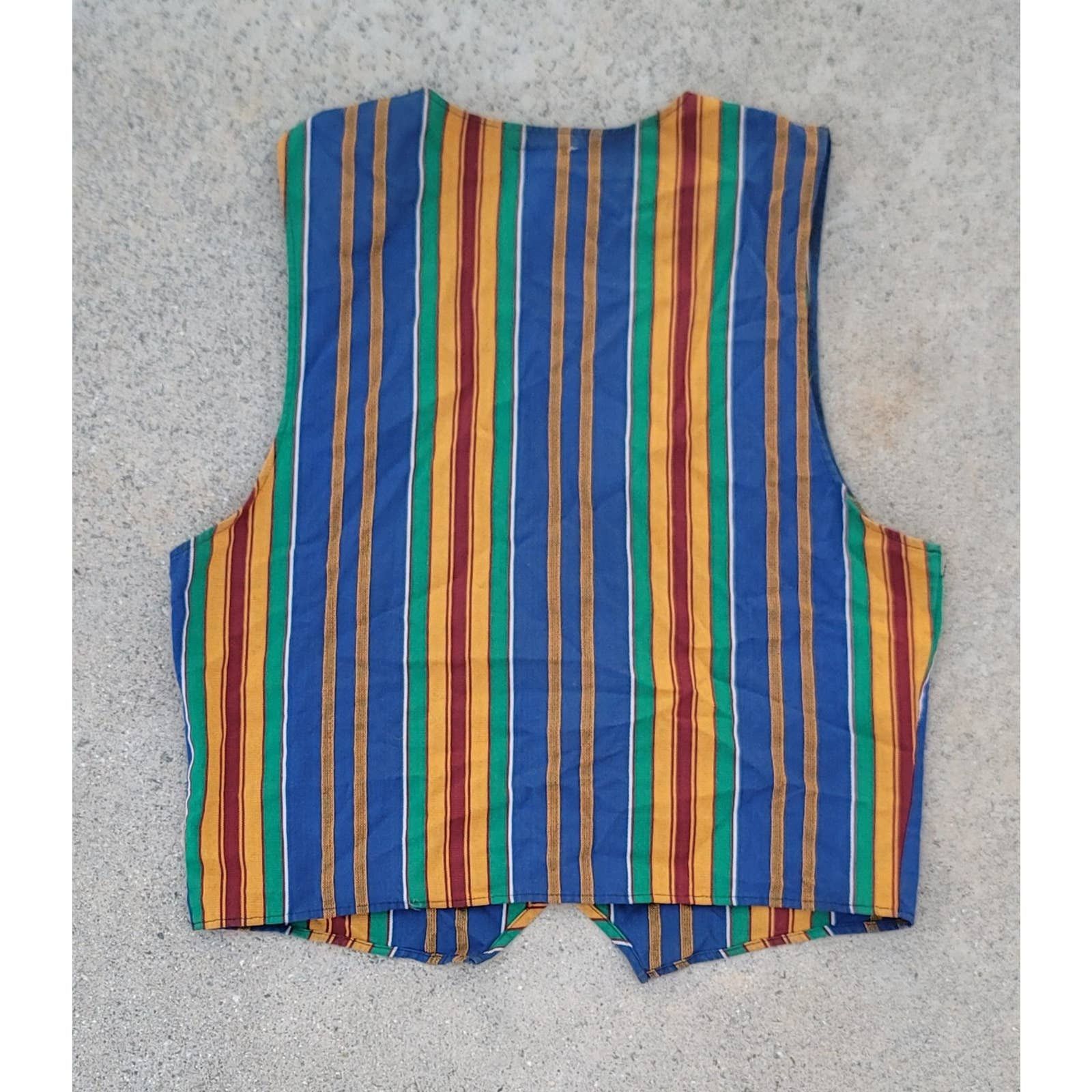 The Unbranded Brand Vtg UMEN Studio African Kente Print Vest | Grailed