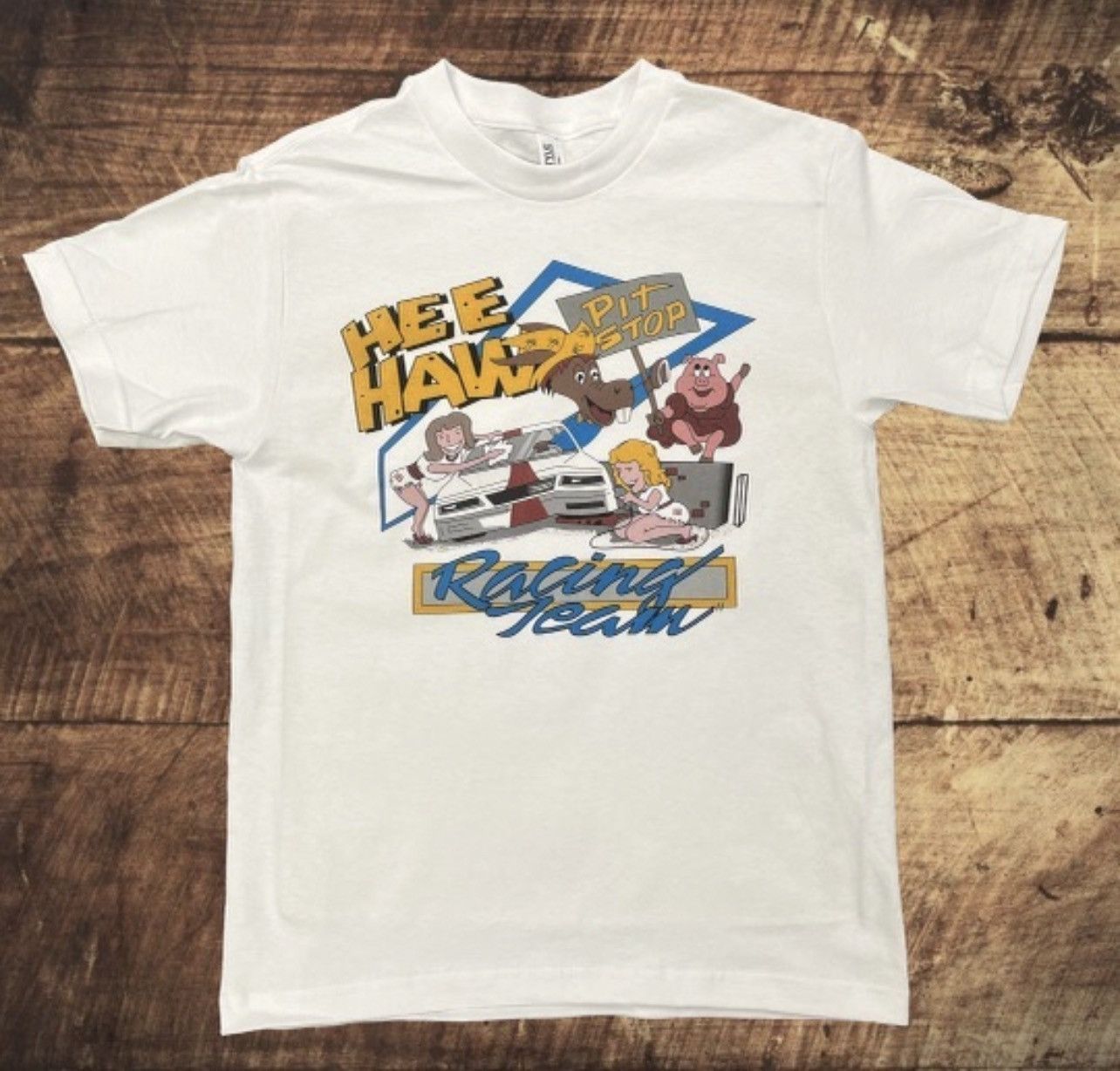 Streetwear Deadstock HEE HAW Racing Team Graphic Tee | Grailed